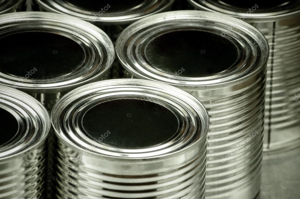 Close up of tin cans for food — Stock Photo © VICHAILAO #87434512