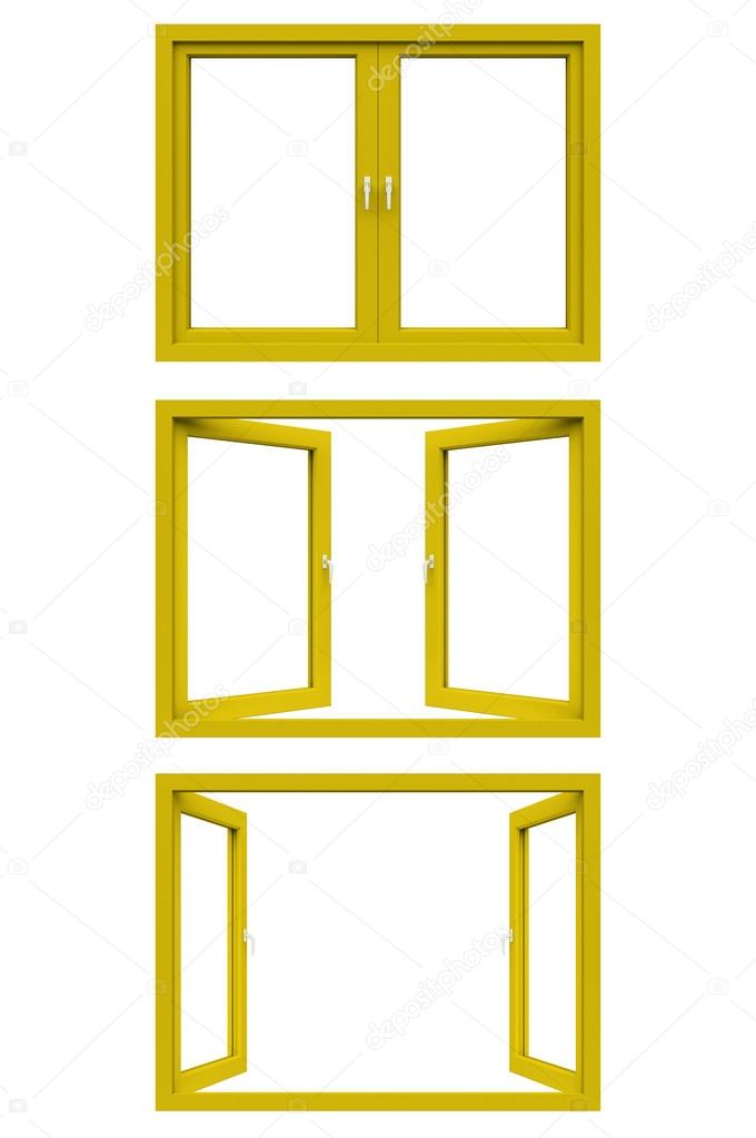 Yellow window frame Stock Photo by ©photo5963 56599575