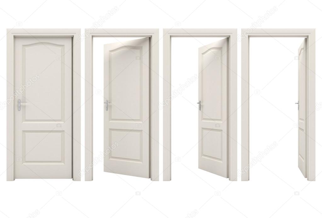 Open white door — Stock Photo © photo5963 #83739470