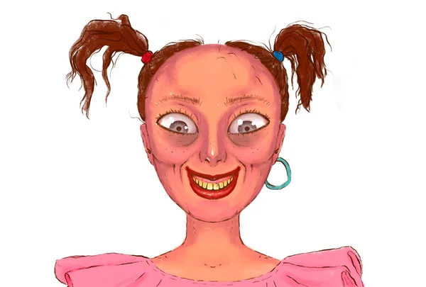 Funny Ugly Face Cartoon