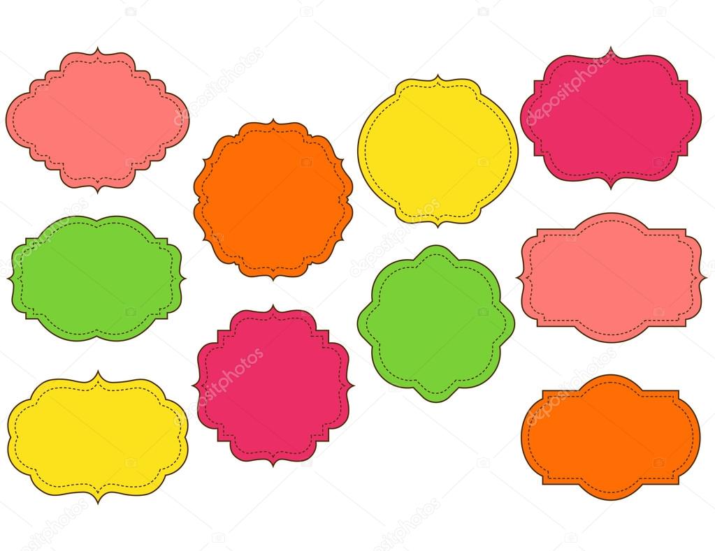 Vector Colorful Frames Stock Vector Image by ©marlenes9 #121363132