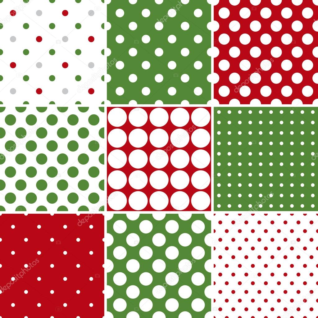 Christmas Polka Dot Wallpaper
