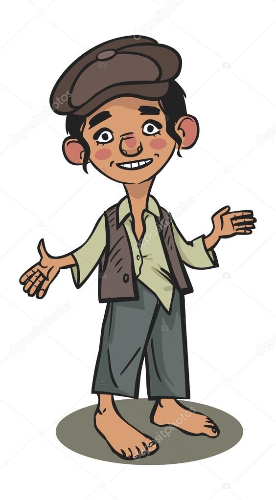 Funny vector cartoon colorfull jewish boy Stock Vector by ©museyushaya ...