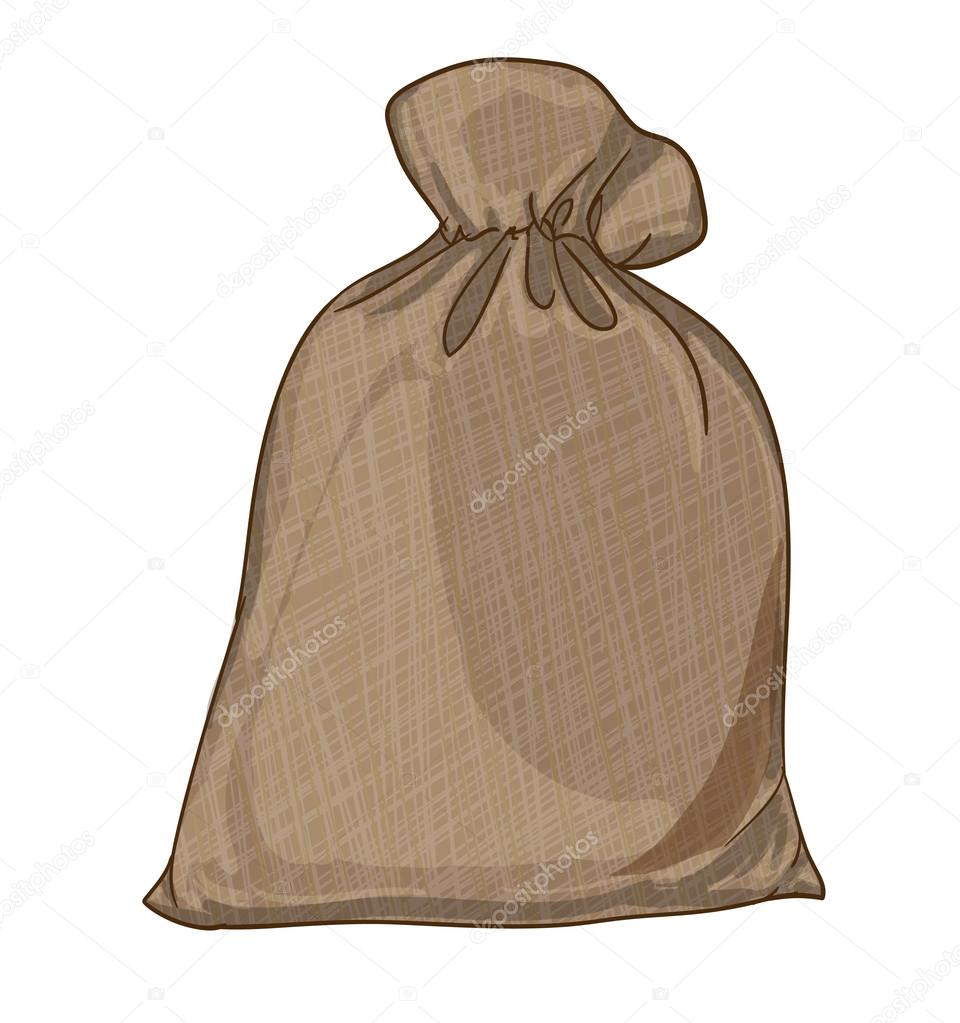 Canvas sack or bag. Stock Vector Image by ©AlsouSh #109331514