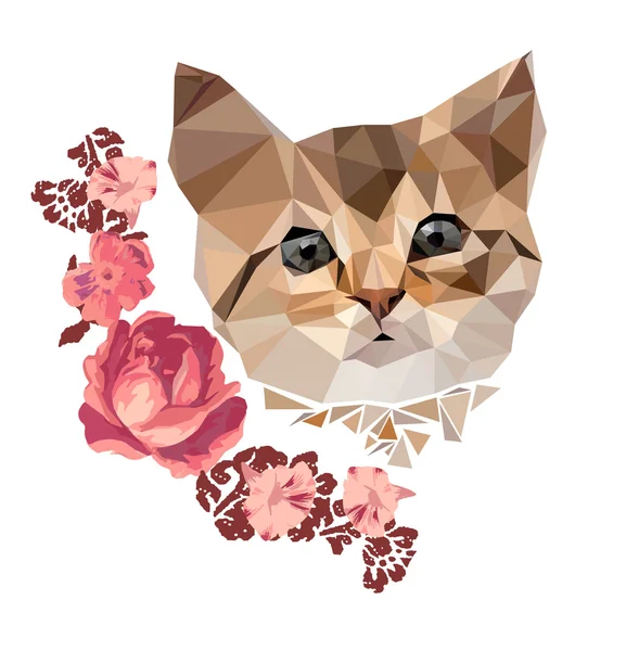 Animal polygon low poly. cute set animals — Stock Vector © AlsouSh ...