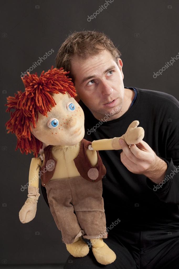 Portrait of a actor and puppet Stock Photo by ©RVAS 56815907