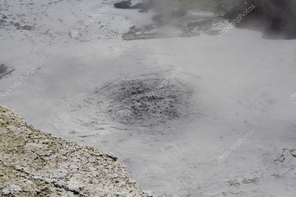 Boiling Mud Pot Stock Photo by ©aspendendron 57166903