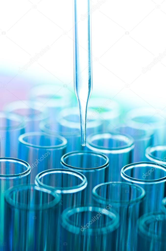 Laboratory test tubes — Stock Photo © kwanchaidp #71476541