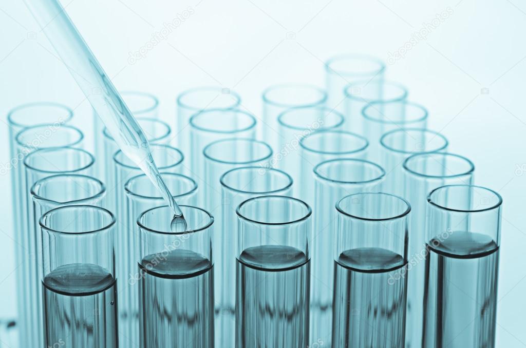 Science laboratory test tubes Stock Photo by ©kwanchaidp 75223839