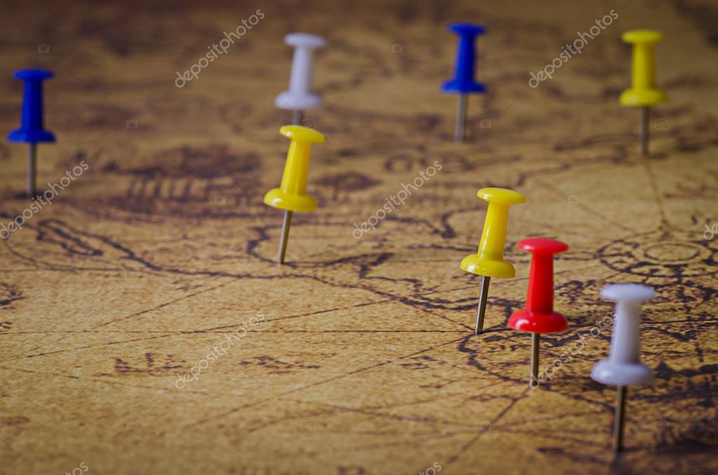 ubicación marcada en el mapa antiguo 2024