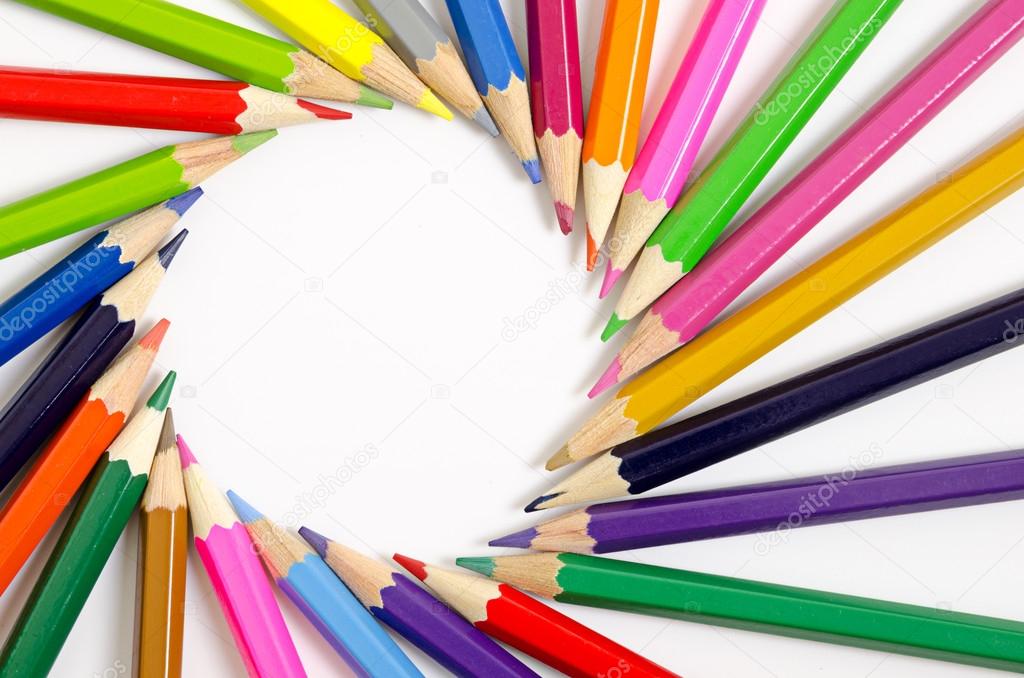 Color pencils as background ⬇ Stock Photo, Image by © kwanchaidp #80731496