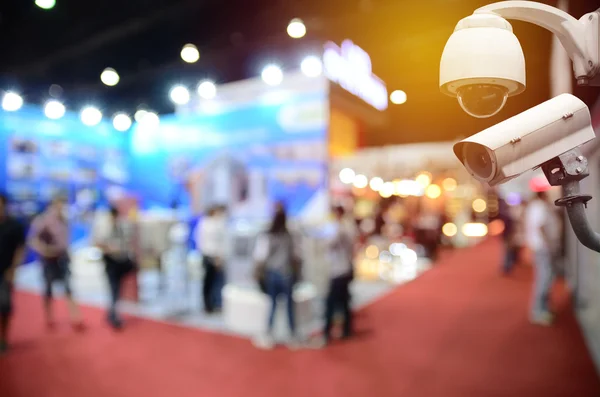 Surveillance Security Camera or CCTV in event hall - Stock Image ...