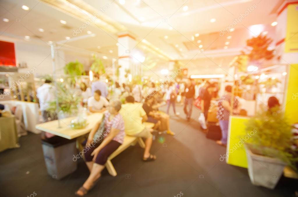 Abstract blurred event with people for background — Stock Photo ...