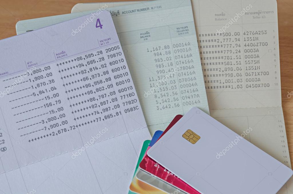Credit card and book bank account — Stock Photo © kwanchaidp #82544296