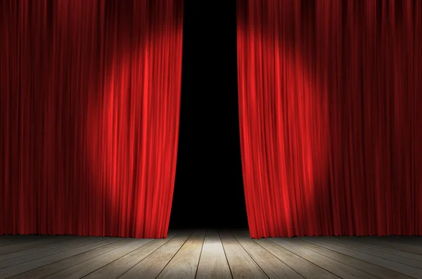 Luz de escenario roja como fondo — Foto de stock #85100032 © kwanchaidp