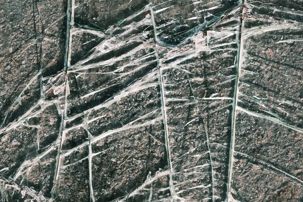 grunge, crushed plastic plexiglass texture, transparent glass from bus ...