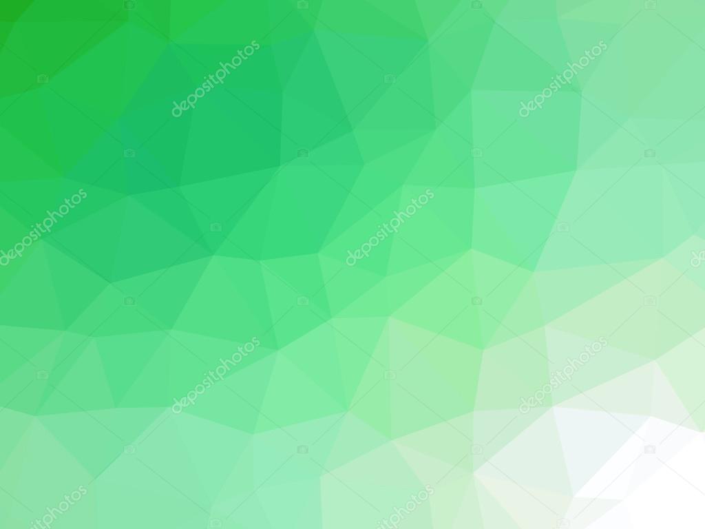 Green white gradient polygon shaped background — Stock Photo ...