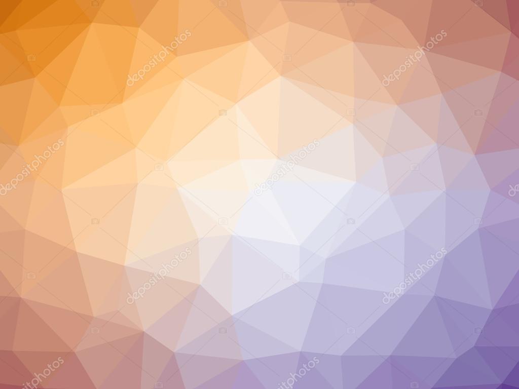 Orange purple gradient polygon shaped background — Stock Photo ...