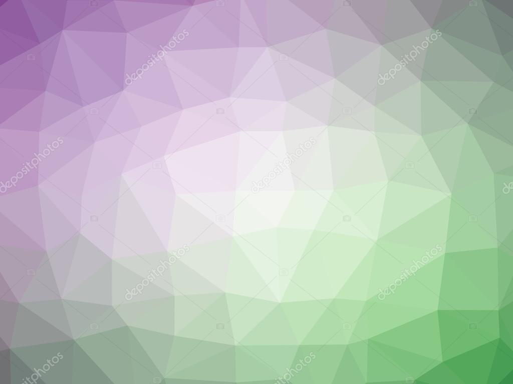 Purple green gradient polygon shaped background — Stock Photo ...
