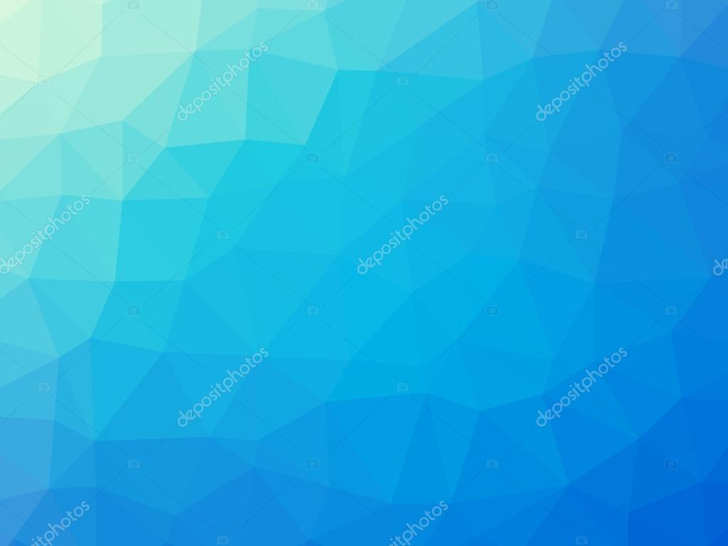 Blue turquoise gradient polygon shaped background — Stock Photo ...