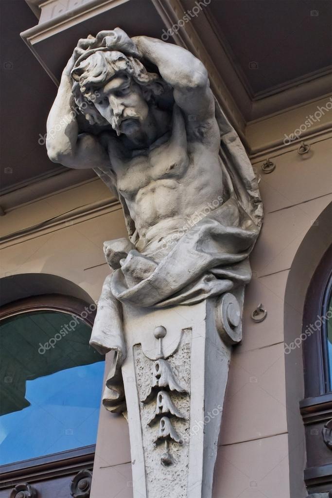 Telamon's sculpture — Stock Photo © tillottama #60664811