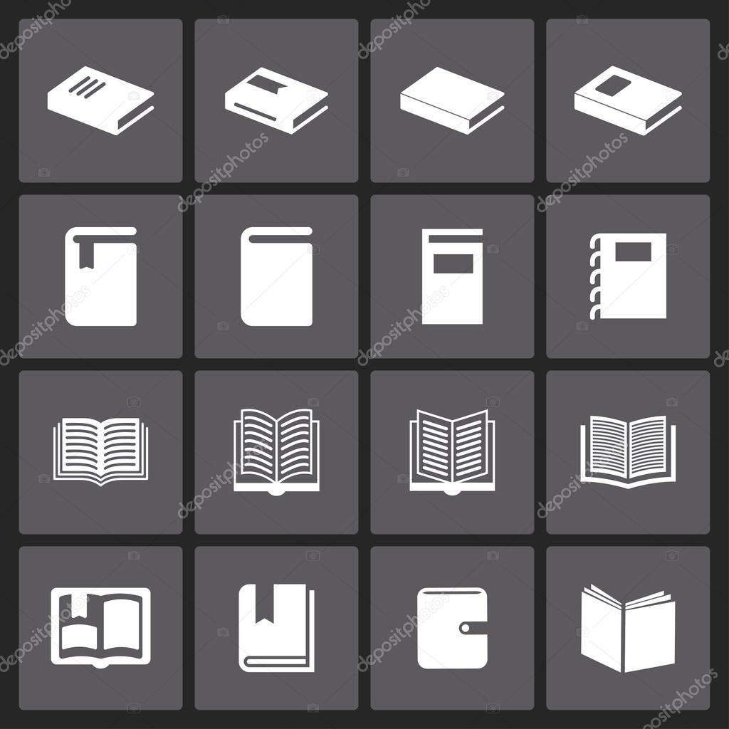 Book icons — Stock Photo © OrcJuly #56375289