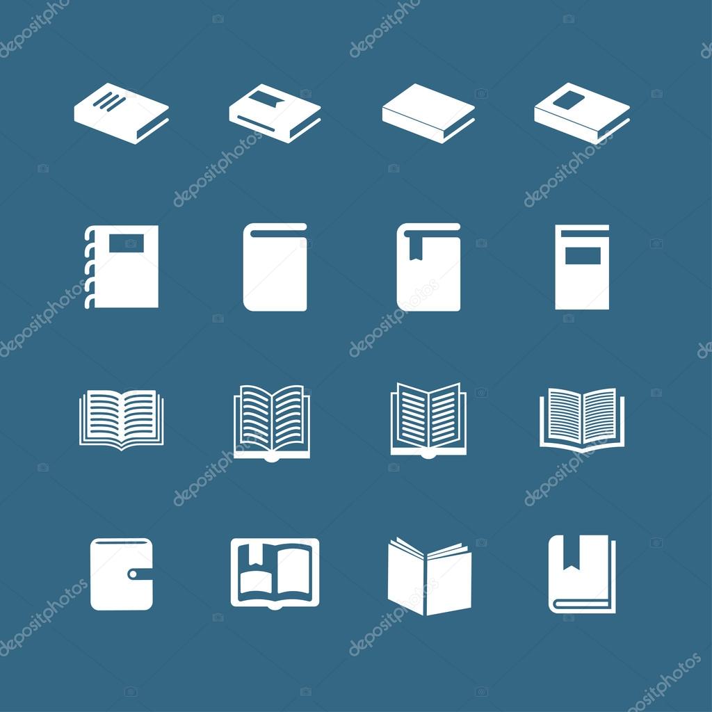 Libro Iconos Vector de stock por ©OrcJuly 57406345