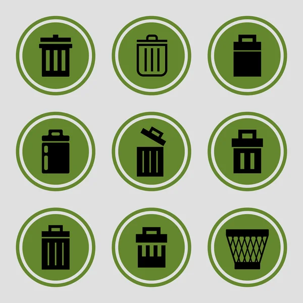 Trash icons Stock Vector by ©OrcJuly 57426337
