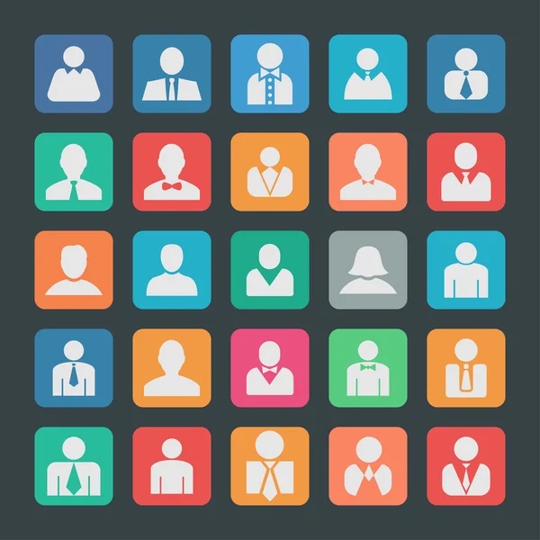 25 smooth satined web 2.0 button with user profile sign. Colored ...