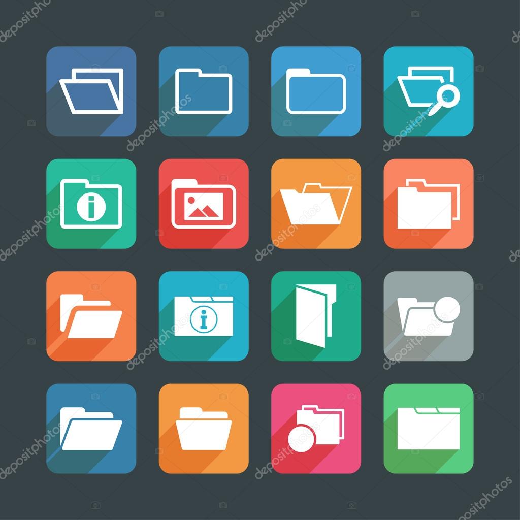 Icônes de dossier Vecteur par ©OrcJuly 57504291
