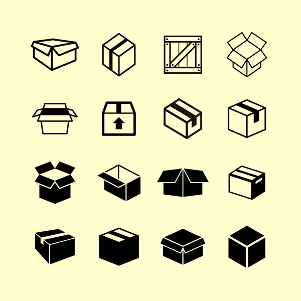 Box icons Stock Vector by ©OrcJuly 57563717