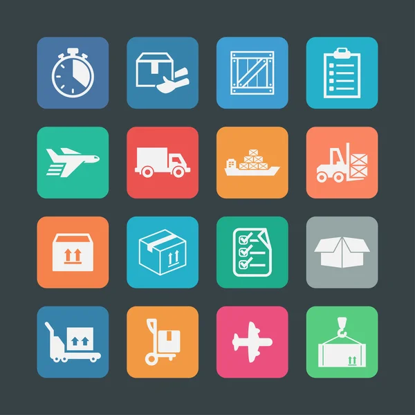 Delivery icons Stock Vector Image by ©OrcJuly #57564019