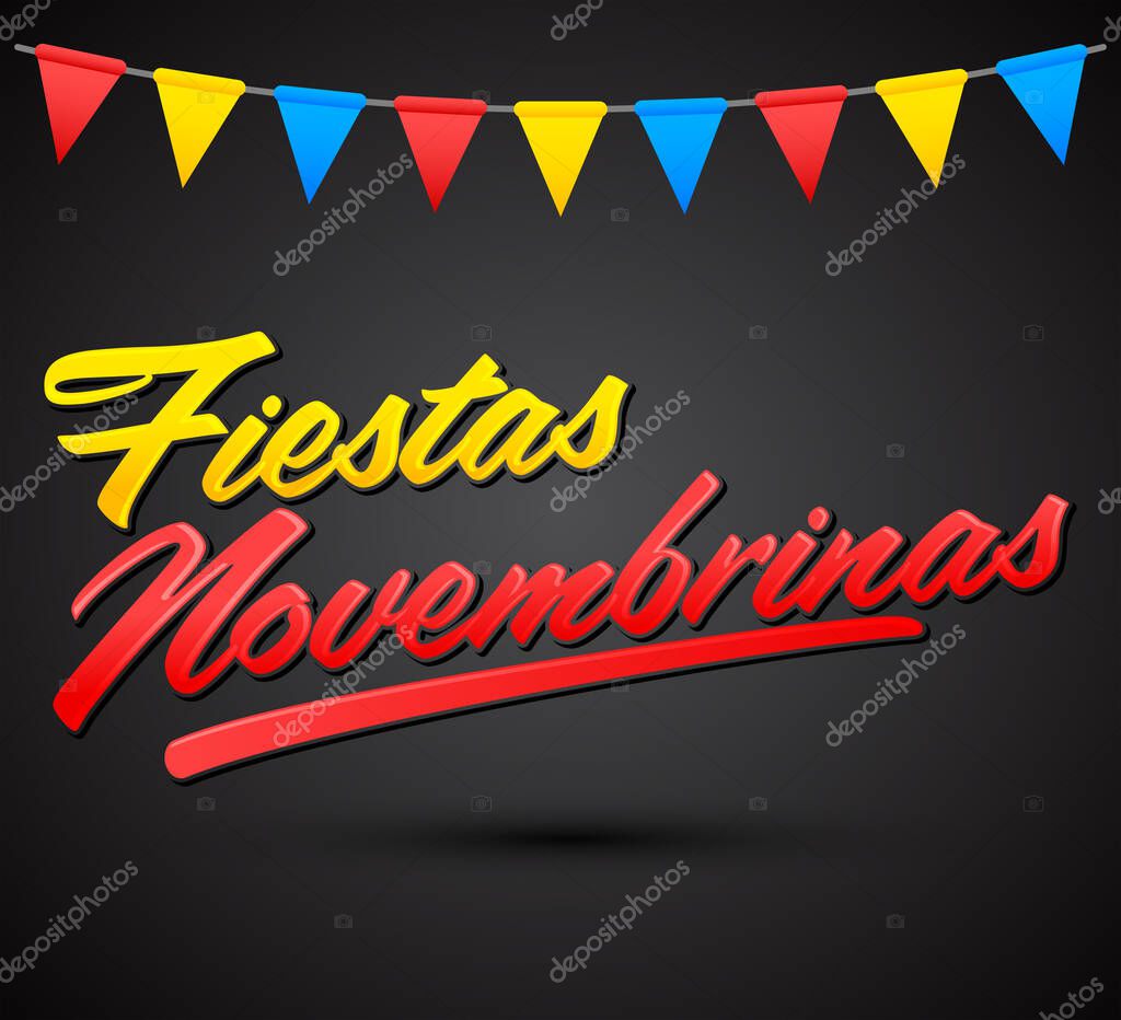 Fiestas Novembrinas, Noviembre Celebraciones texto español, Colombia ...