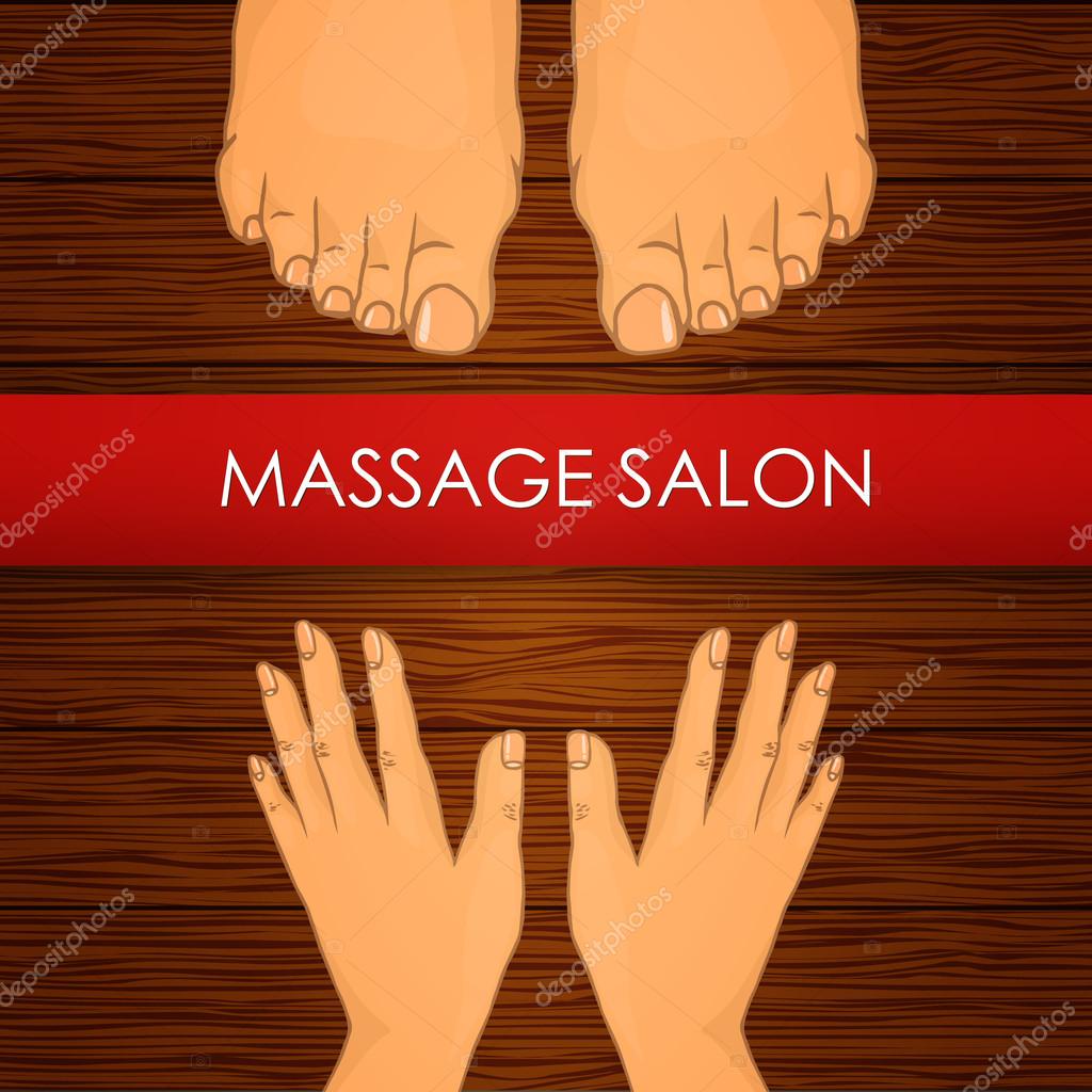 Massage vector image Stock Vector by ©Veronika_S 102223938