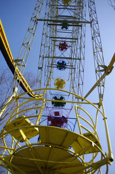 Yellow roller coaster Stock Photos, Royalty Free Yellow roller coaster ...
