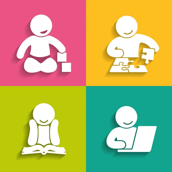 Desarrollo intelectual Imágenes Vectoriales, Gráfico Vectorial de ...