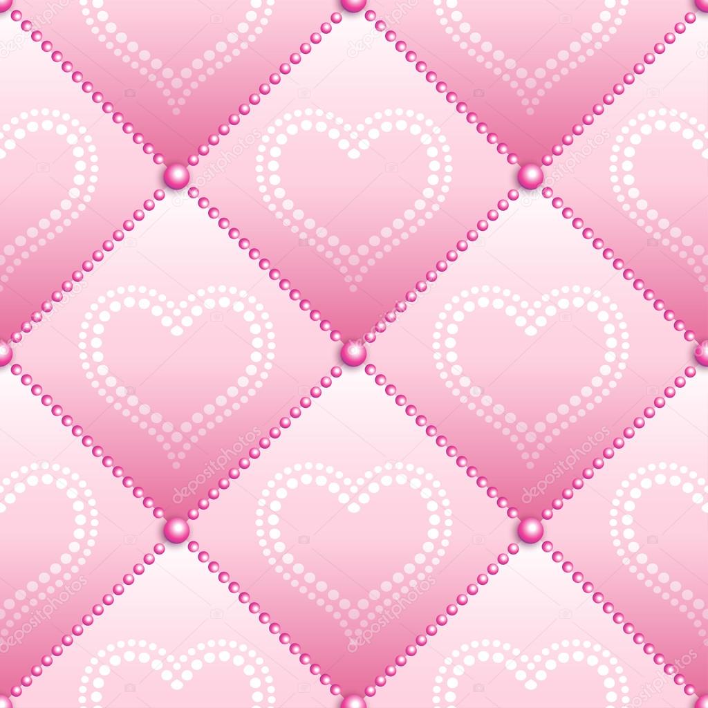 Pink Satin Quilted Seamless Texture Stock Vector Image By ©yarkova