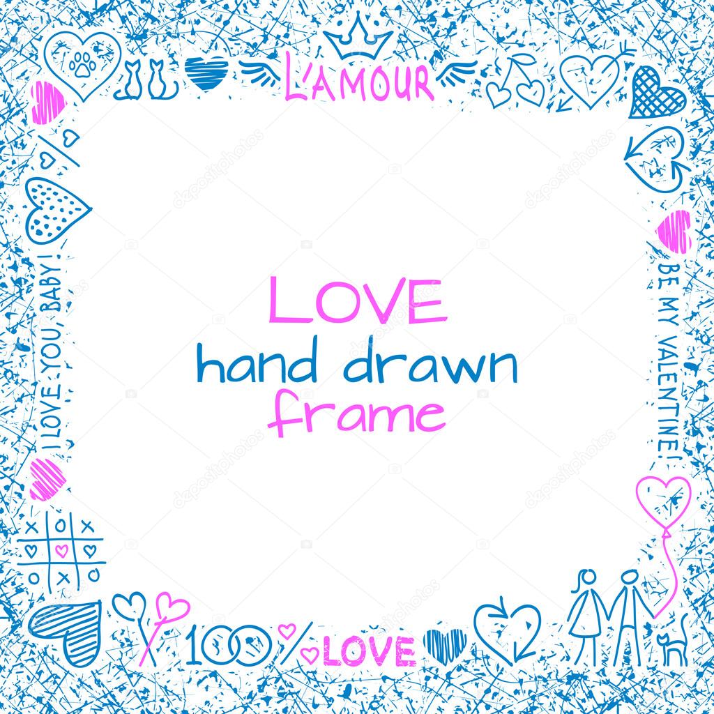 Love frame Stock Vector Image by ©YarKova #61184349