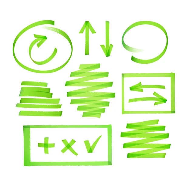 Collection of highlighter elements Stock Vector Image by ©YarKova #73019465