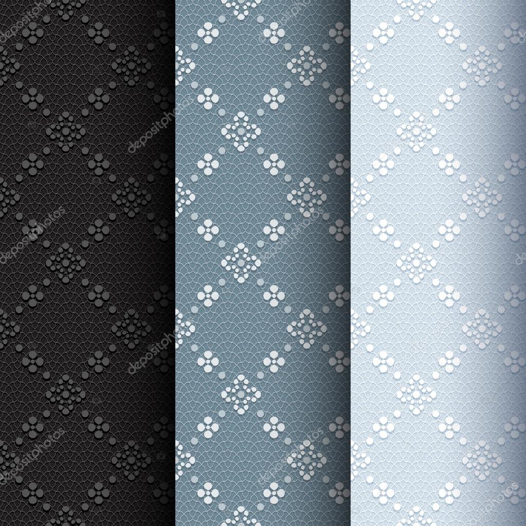 Vintage seamless classic patterns — Stock Vector © YarKova #79782434