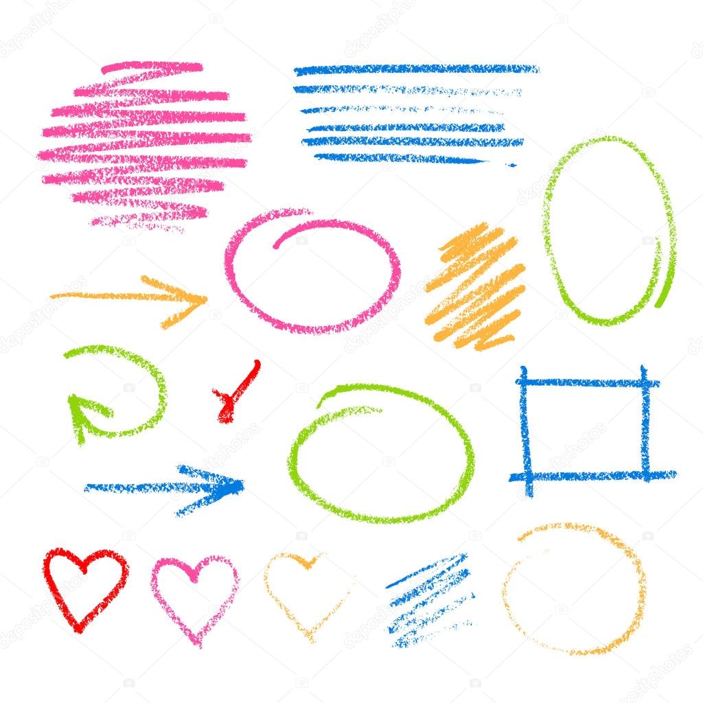 Handwritten symbols on white Stock Vector Image by ©YarKova #79783920