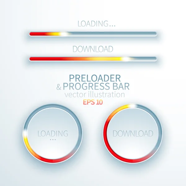 Smidig tryckknapp Vector Art Stock Images | Depositphotos