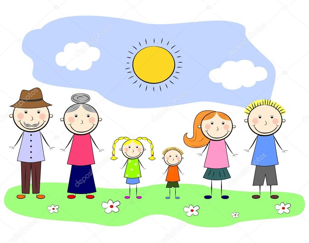 Social Trends : Moja-rodzina-Rysunki-dzieci