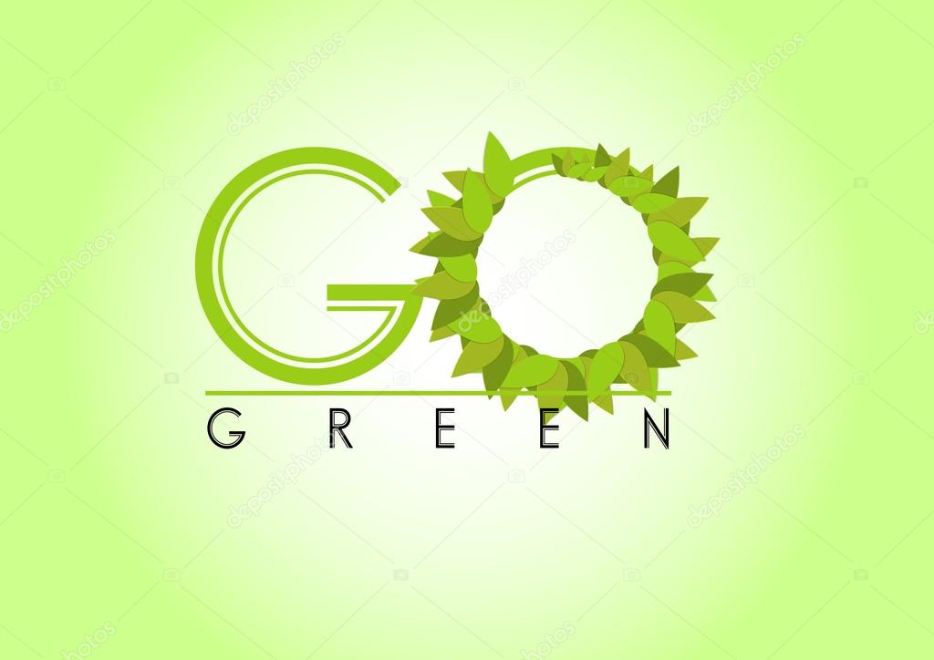 Go green background Stock Vector by ©sdp_creations 59615147