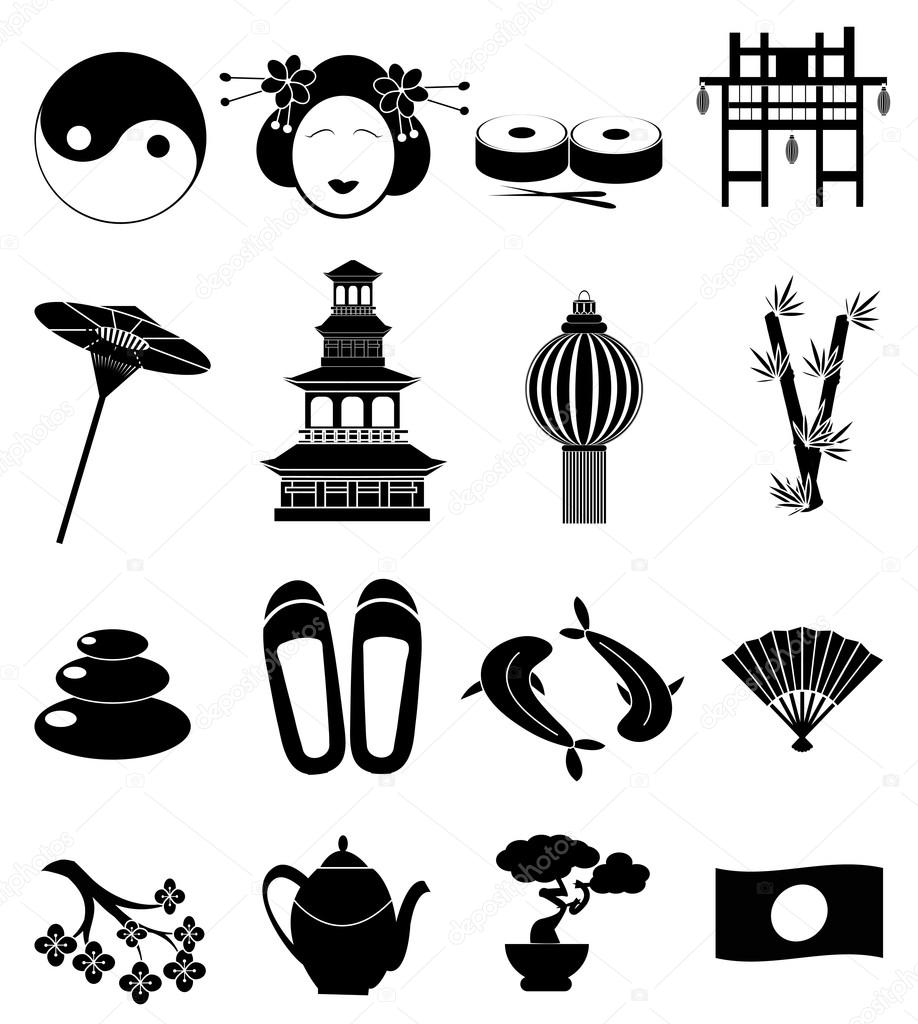 Japan icons set Stock Vector Image by ©sdp_creations #62896549