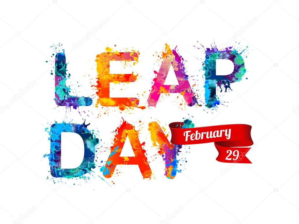 LEAP DAY. February 29 Stock Vector by ©Ukususha 98700888