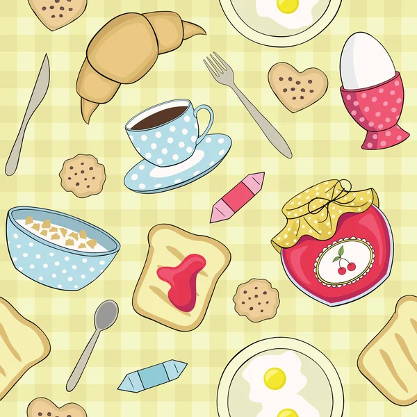 Vector breakfast seamless pattern Stock Vector Image by ©AigulIgembayeva5 #42910763