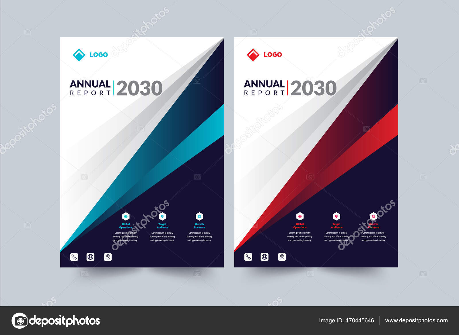 Diseño Del Informe Anual Diseño Multipropósito Uso Para Cualquier ...