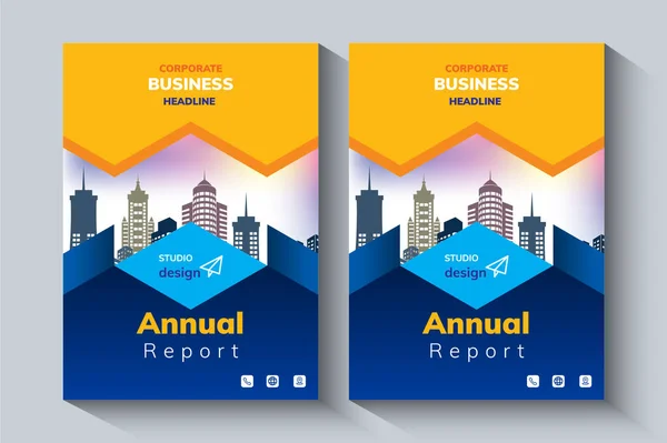 Desain Laporan Tahunan Tata Letak Multiguna Untuk Semua Proyek Laporan ...