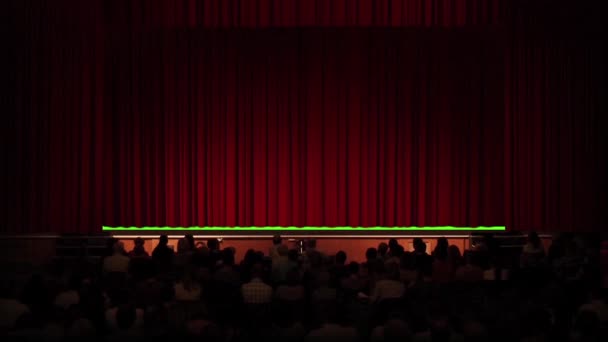 Crowd Applauds Theatre - Empty Stage — Stock Video © RockfordMedia ...